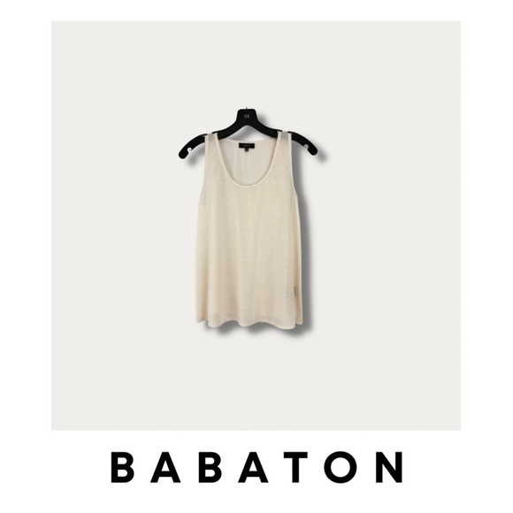 Babaton | Tops | Babaton Tank Top With Silk Back Blouse | Poshmark